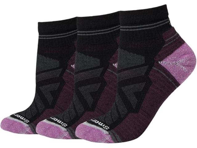 (取寄) スマートウール レディース ハイク ライト クッション アンクル ソックス マルチパック Smartwool women Hike Light Cushion Ankle Socks Multipack Black