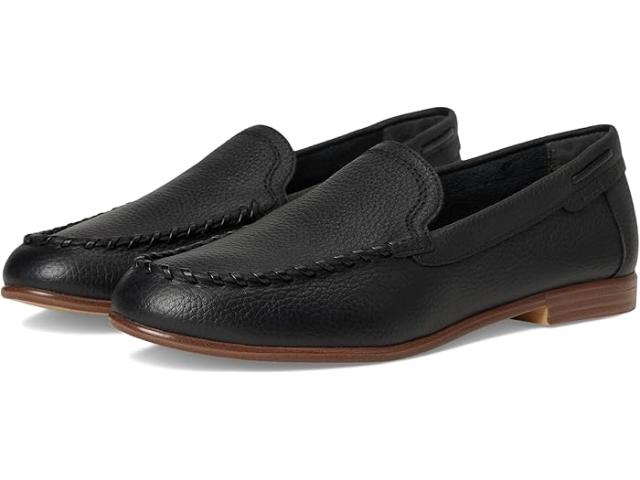 (取寄) フランコ サルト レディース モード シューズ Franco Sarto women Maude Loafers/Moc Shoes Black Pebbled Leather