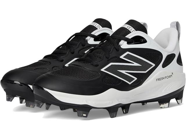 (取寄) ニューバランス レディース フレッシュ フォーム モールデッド ソフトボール クリーツ New Balance women Fresh Foam Velov4 Molded Softball Cleats Black/White