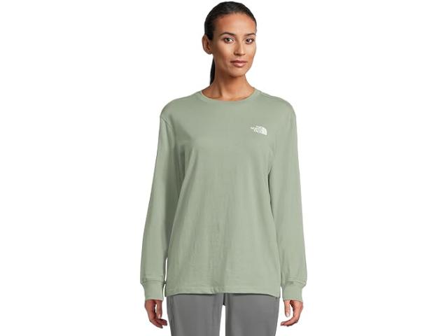 (取寄) ノースフェイス レディース エボリューション フローラル ボックス NSE ロング スリーブ ティー - グラフィック The North Face women Evolution Floral Box NSE Long Sleeve Tee - Graphic Slate Moss