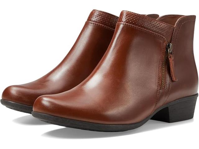 (取寄) ロックポート レディース カーリー ブーティ Rockport women Carly Bootie Tan Leather