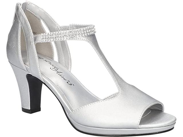 (取寄) イージーストリート レディース フラッシュ Easy Street women Flash Silver Satin