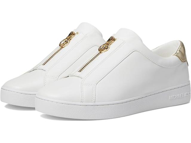 (取寄) マイケルコース レディース キートン ジップ スリッポン MICHAEL Michael Kors women Keaton Zip Slip-On Pale Gold
