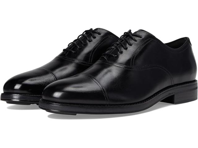 (取寄) コールハーン メンズ グランド キャップ トゥ オックスフォード Cole Haan men Ledley Grand Cap Toe Oxfords Black/Black