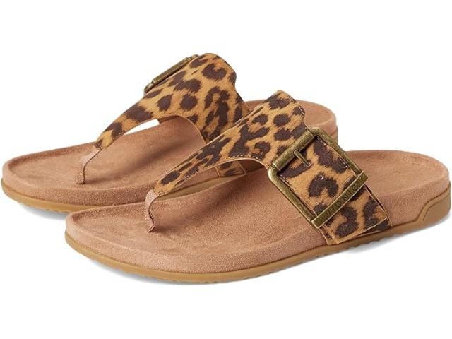 (取寄) バイオニック レディース エマ トング サンダル VIONIC women Emma Thong Sandals Leopard Suede