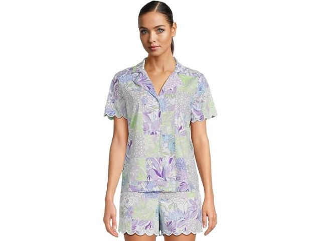 (取寄) リリー ピュリッツァー レディース Pj トップ Lilly Pulitzer women Marlita Pj Top Multi Juicy Story Patch