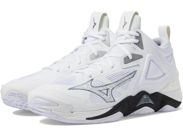 (取寄) ミズノ ウェーブ モーメンタム 3 ミッド Mizuno Mizuno Wave Momentum 3 Mid White/Black