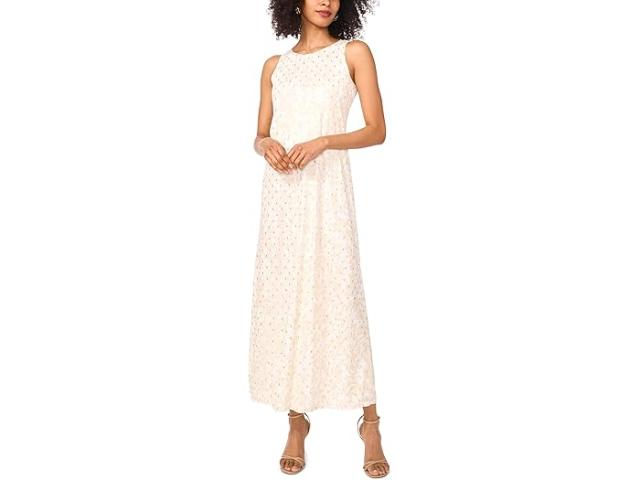 (取寄) ヴィンスカムート レディース キーホール バック マキシ ドレス - ライン Vince Camuto women Keyhole Back Maxi Dress - Lined Natural Sand