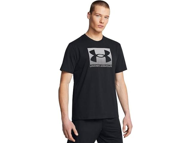 (取寄) アンダーアーマー メンズ ボックスド スポーツ アップデーテッド ショート スリーブ Tシャツ Under Armour men Boxed Sports Updated Short Sleeve T-Shirt Black/Pitch Gray