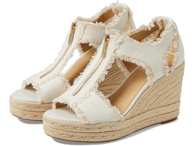 (取寄) マイケルコース レディース バークレー ミッド ウェッジ MICHAEL Michael Kors women Berkley Mid Wedge Optic White