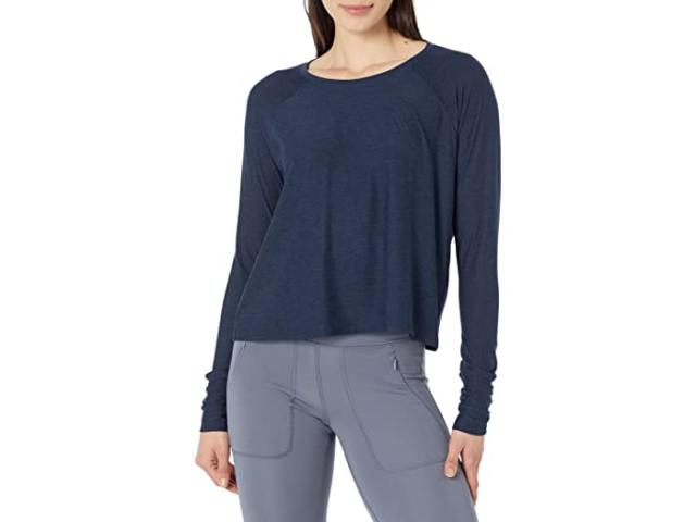 (取寄) ビヨンドヨガ レディース フェザーウェイト デイドリーマー プルオーバー Beyond Yoga women Beyond Yoga Featherweight Daydreamer Pullover Nocturnal Navy