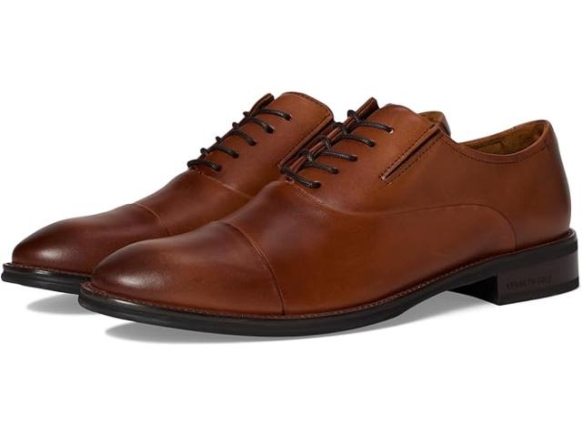 (取寄) ケネスコール メンズ タリー キャップ トゥ オックスフォード Kenneth Cole men Tully Cap Toe Oxford Medium Brown Leather