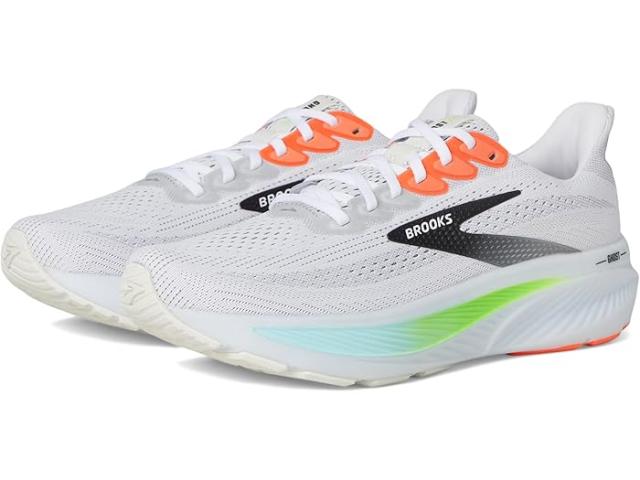 (取寄) ブルックス メンズ ゴースト 17 Brooks men Ghost 17 White/Pink Clay/Gecko