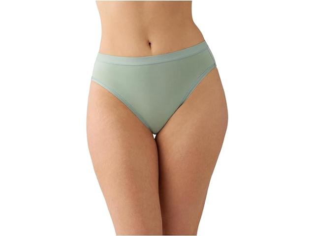 (取寄) ワコール レディース アンダーステイティド コットン HI カット Wacoal women Understated Cotton Hi Cut Iceberg Green