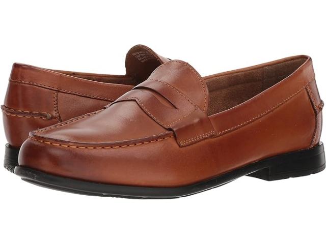 (取寄) ナン ブッシュ メンズ ドレクセル モック トゥ ペニー ローファー ウィズ コア ウォーキング コンフォート テクノロジー Nunn Bush men Nunn Bush Drexel Moc Toe Penny Loafer with KORE Walking Comfort Technology Cognac