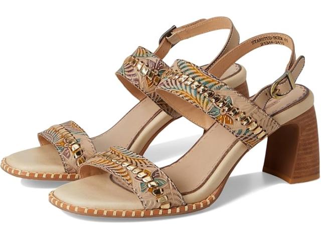 (取寄) ラルティストバイスプリングステップ レディース  L'Artiste by Spring Step women Starstud Beige Multi