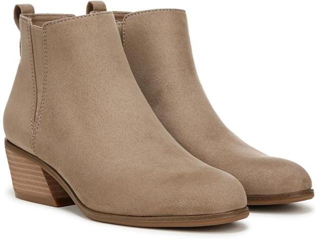 (取寄) ドクターショール レディース レーシー ブーティ Dr. Scholl's women Lacey Booties Mocha Brown Microfiber