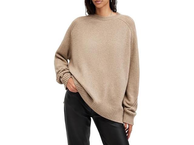 (取寄) オールセインツ レディース アイネス クルー ネック AllSaints women AllSaints Ines Crew Neck Doe Brown