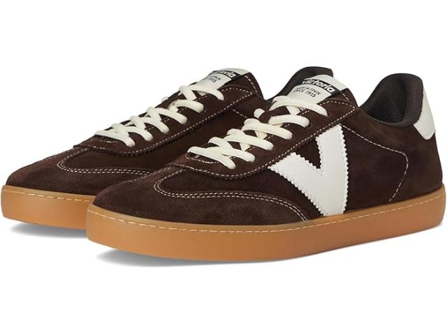 (取寄) ヴィクトリア レディース ベルリン サイクリスト スエード ホワイト ステッチ victoria women Berlin Ciclista Suede White Stitching Chocolate