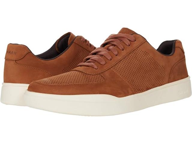 (取寄) コールハーン メンズ グランド クロスコート モダン パーフ スニーカー Cole Haan men Cole Haan Grand Crosscourt Modern Perf Sneaker British Tan