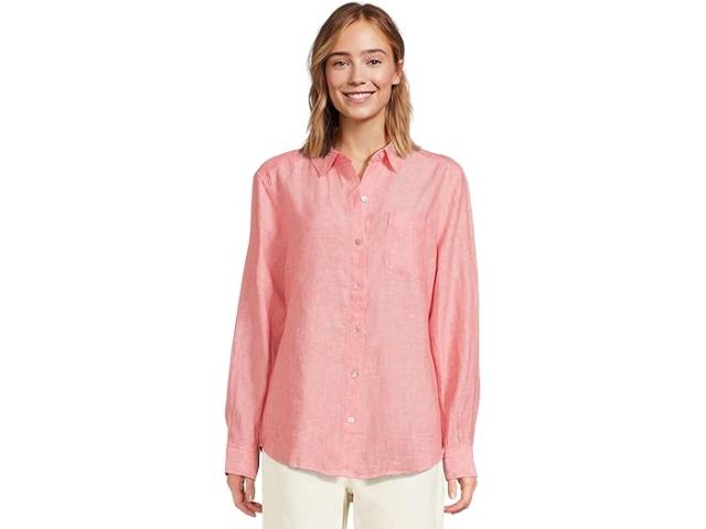 (取寄) トミーバハマ レディース コースタリーナ リラックスド-フィット ロング スリーブ シャツ  Bahama women Coastalina Relaxed Long Sleeve Shirt Strawberry Pink