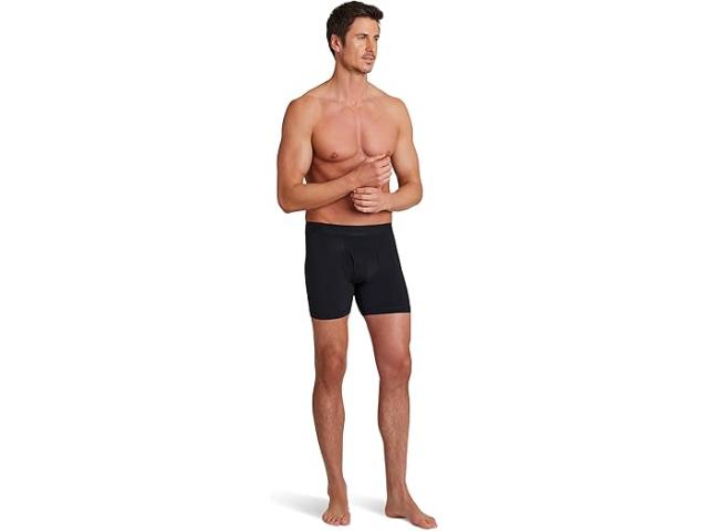 (取寄) コマンドー メンズ エッセンシャル ミクロ モーダル リラックスド-フィット フィット ボクサー ブリーフ Commando men Commando Essential Micro Modal Relaxed Fit Boxer Brief Black