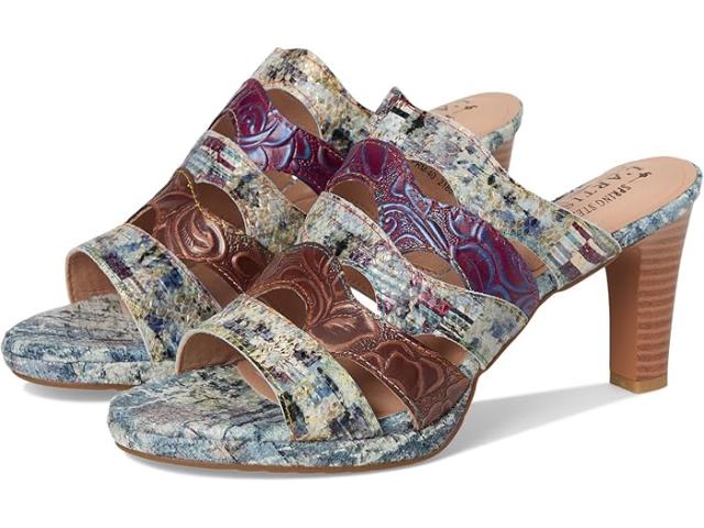 (取寄) ラルティストバイスプリングステップ レディース  L'Artiste by Spring Step women Aurielle Purple Multi