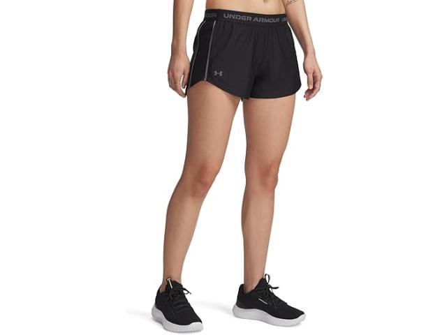 (取寄) アンダーアーマー レディース テック プレイ アップ ショーツ Under Armour women Tech Play Up Shorts Black/Castlerock