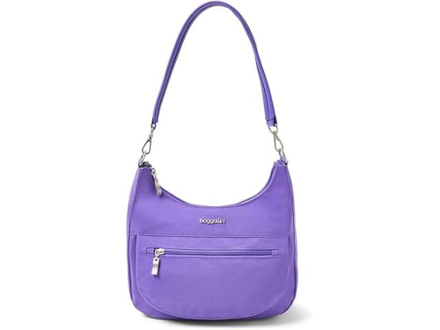 (取寄) バッガリーニ レディース モダン ポケット ハーフ ムーン バッグ Baggallini women Modern Pocket Half Moon Bag Lavender Surf