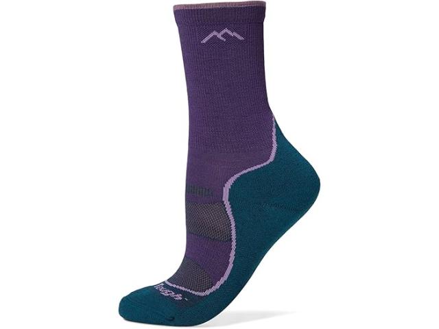 (取寄) ダーンタフバーモント レディース ライト ハイカー ミクロ クルー ライトウェイト ウィズ クッション Darn Tough Vermont women Light Hiker Micro Crew Lightweight with Cushion Grape