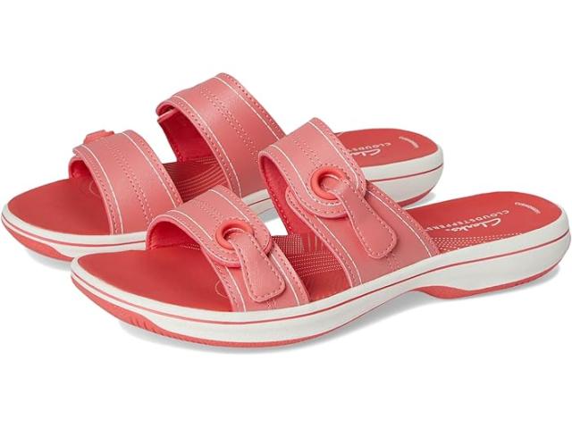 (取寄) クラークス レディース ブリーズ メイ Clarks women Breeze Maye Bright Coral Synthetic