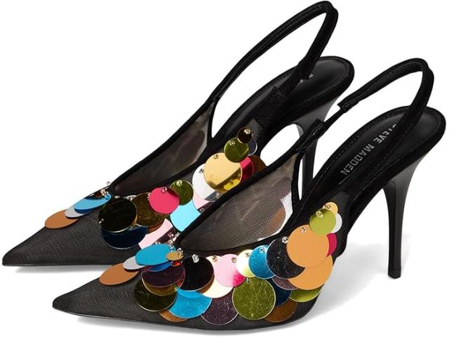 (取寄) スティーブマデン レディース アビッド Steve Madden women Avid Black Mesh