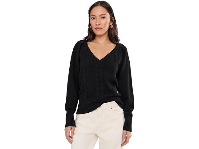 (取寄) メイドウェル レディース ファム V-ネック プルオーバー Madewell women Femme V-Neck Carlia Pullover Black