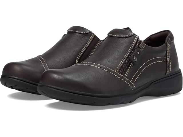 (取寄) クラークス レディース カーリー レイ Clarks women Carleigh Ray Dark Brown Leather