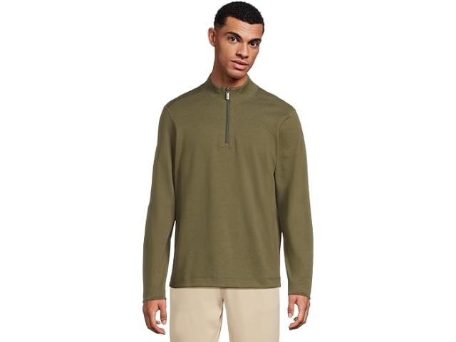 (取寄) ジョンストン&マーフィー メンズ XC4 パフォーマンス リバーシブル クォーター-ジップ Johnston & Murphy men Xc4 Performance Reversible Quarter-zip Olive/Navy