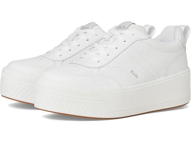 (取寄) ケッズ レディース スカイラー リ レースアップ Keds women Skyler II Lace-Up White Leather