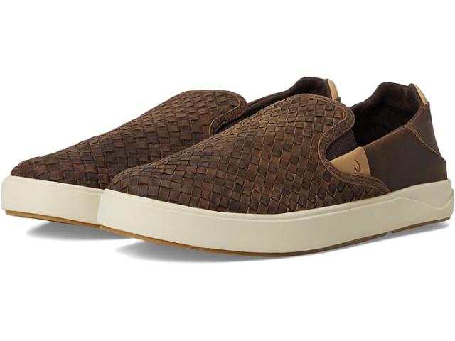 (取寄) オルカイ メンズ ラエアーヒ ラウハラ OluKai men Lae'ahi Lauhala Dark Java/Dark Java