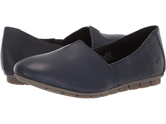 (取寄) ボーン レディース セバ Born women  Sebra Navy Full Grain Leather