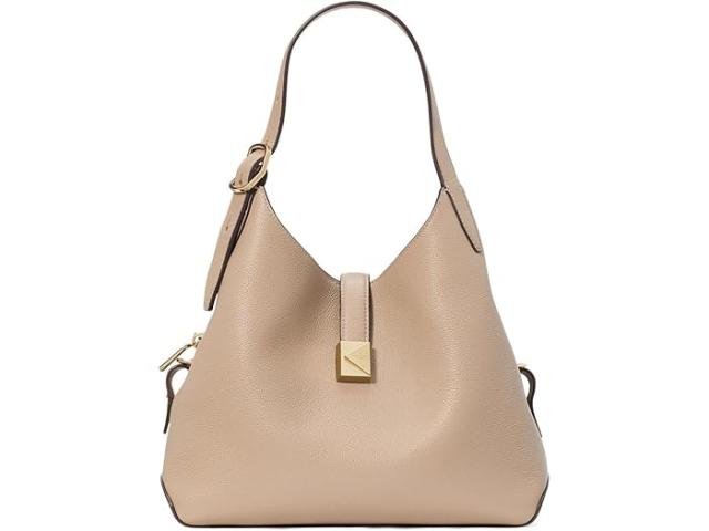 (取寄) ケイトスペード レディース デコ ペブルド レザー ミディアム クロスボディ トート Kate Spade New York women Kate Spade New York Deco Pebbled Leather Medium Crossbody Tote Timeless Taupe