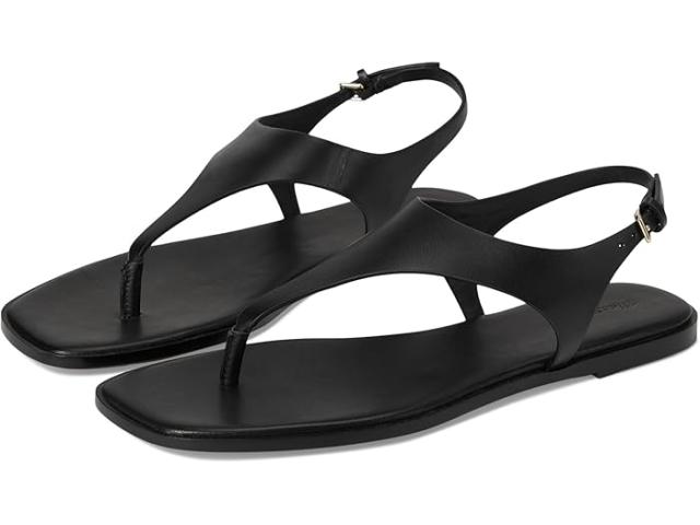 (取寄) メイドウェル レディース トング アンクル ストラップ Madewell women Piaule Thong Ankle Strap True Black
