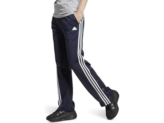 (取寄) アディダス レディース アイコニック ラッピング 3ストライプ スナップ トラック パンツ adidas women Iconic Wrapping 3-Stripes Snap Track Pants Ink/White