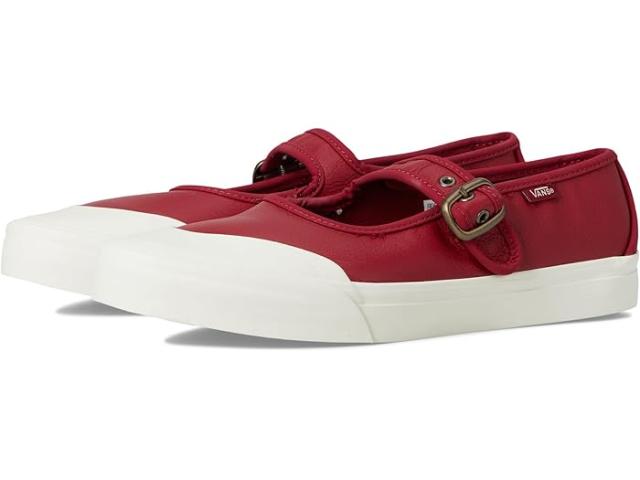 (取寄) バンズ メアリー ジーン Vans Mary Jane Leather Bordeaux