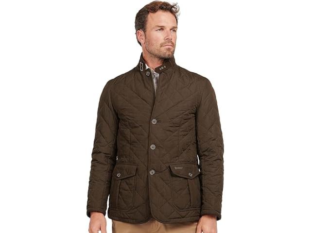 (取寄) バブアー メンズ キルテッド ルッツ Barbour men Quilted Lutz Olive