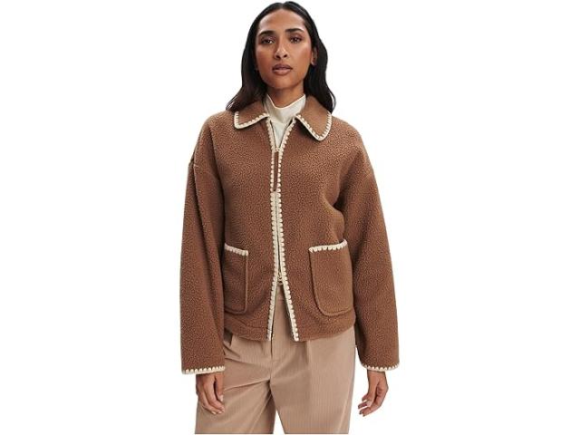 (取寄) バーリー レディース ジップ スルー フリース Varley women Ruiko Zip Through Fleece Cocoa Dust