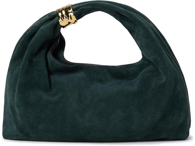 (取寄) メイドウェル レディース スエード ハンド ヘルド リング ポーチ Madewell women Suede Hand Held Ring Pouch Midnight Forest