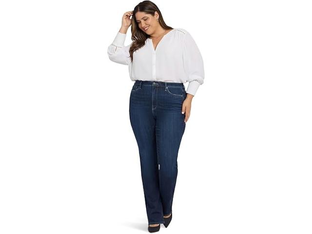 (取寄) エヌワイディージェイ レディース プラス サイズ ビリー ジーンズ NYDJ women Plus Size Billie Jeans Ink Skyline