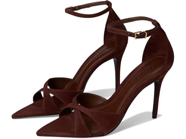 (取寄) シュッツ レディース ヒルダ リーフ Schutz women Hilda Leaf Root Brown