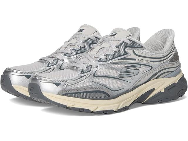 (取寄) スケッチャーズ レディース スタミナ スポーツ ハンズ フリー スリップ-インス SKECHERS women Stamina Sport Hands Free Slip-Ins Silver