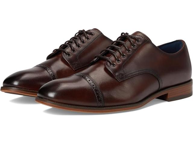 (取寄) ステイシー アダムス メンズ ウィリアム キャップ トゥ レースアップ Stacy Adams men William Cap Toe Lace-Up Brown