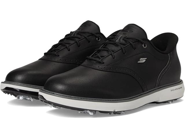 (取寄) スケッチャーズ ゴルフ メンズ プレステージ スリップ-イン アーチフィット スパイクド ゴルフ シューズ Skechers GO GOLF men Prestige Slip-In ArchFit Spiked Golf Shoe Black
